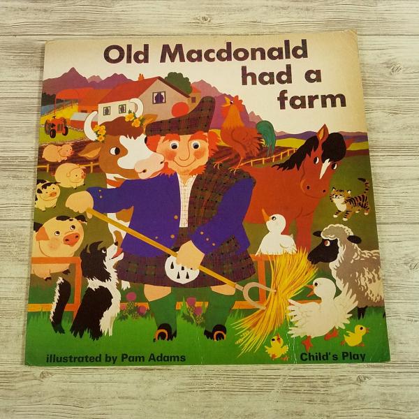 【仕掛絵本】【穴あき・絵本】【洋書】【英語絵本】【洋書・絵本】【Pam・Adams】【レトロ絵本】【レトロ・外国語絵本】