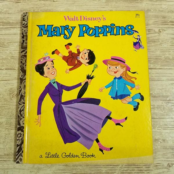 【ディズニー】【ディズニー絵本】【メリー・ポピンズ】【Mary・Poppins】【洋書】【英語絵本】【リトル・ゴールデン・ブック】【Little・Golden・Books】