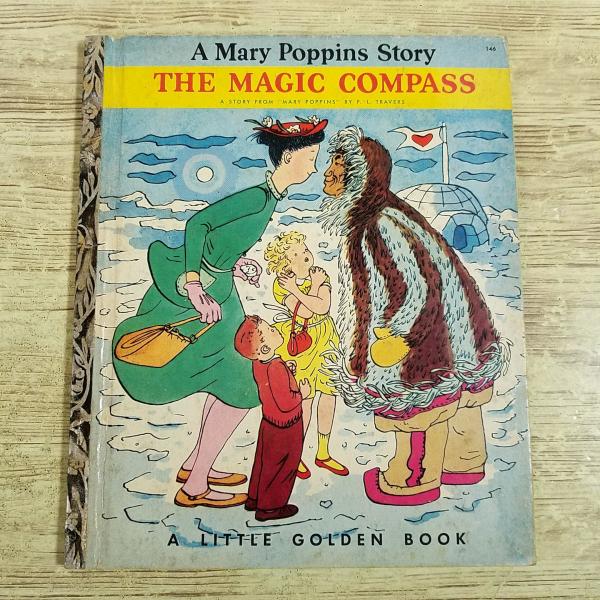 【メリー・ポピンズ】【Mary・Poppins】【Mary・Poppins・Story・Book】【洋書】【英語絵本】【リトル・ゴールデン・ブック】【Little・Golden・Books】【メリー・ポピンズ・絵本】【レトロ絵本】【ヴィンテ...