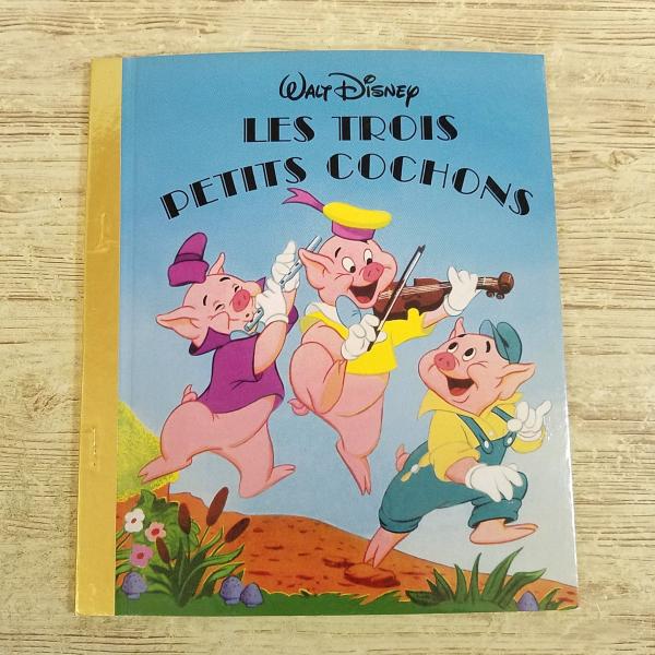 【ディズニー】【ディズニー絵本】【三びきのこぶた】【LES・TROIS・PETITS・COCHONS】【洋書】【フランス語・絵本】【リトル・ゴールデン・ブック】【Little・Golden・Books】