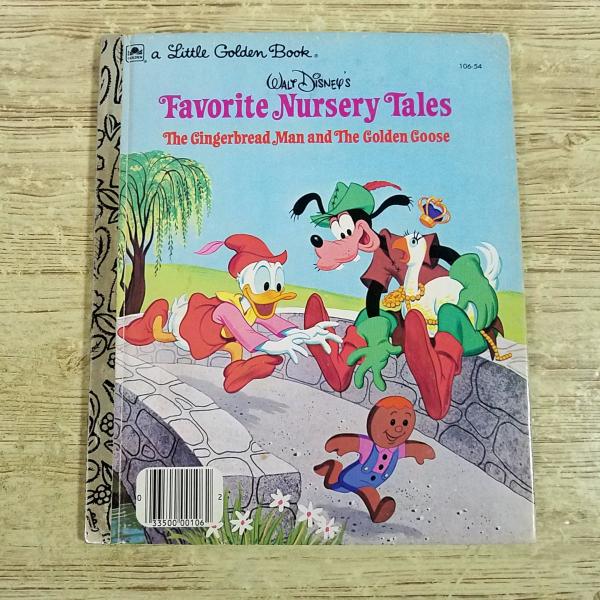 【ディズニー】【ディズニー絵本】【ナーザリーライム】【洋書】【英語絵本】【リトル・ゴールデン・ブック】【レトロ絵本】【Gingerbread・Man】【Golden・Goose】【しょうがパンくん】【金のがちょう】