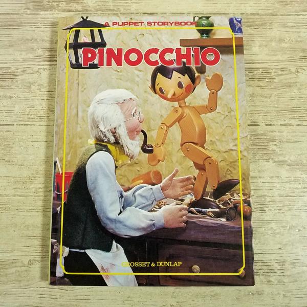 【ピノキオ】【Pinocchio】【Puppet・Storybook】【人形絵本】【写真・絵本】【洋書】【英語絵本】【飯沢匡】【土方重巳】