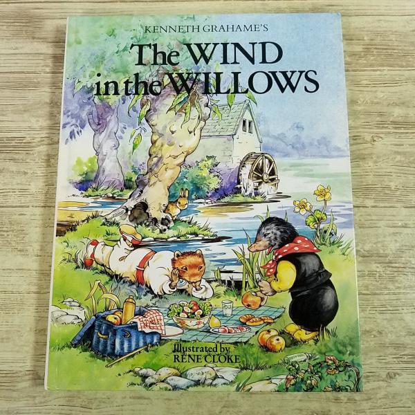 【たのしい川ベ】【THE・WIND・IN・THE・WILLOWS】【ケネス・グレアム】【ルネ・クローク】【洋書】【英語絵本】【レトロ絵本】