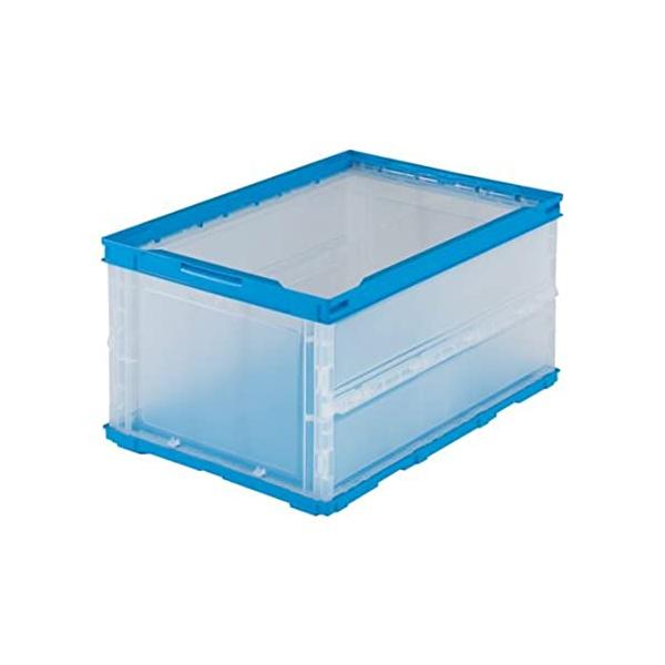 ・容量(L):35.5・色:半透明・外形寸法(mm)間口×奥行×高さ:530×366×221・有効内寸(mm)間口×奥行×高さ:493×335×207・折りたたみ高さ(mm):56・質量(kg):1.51