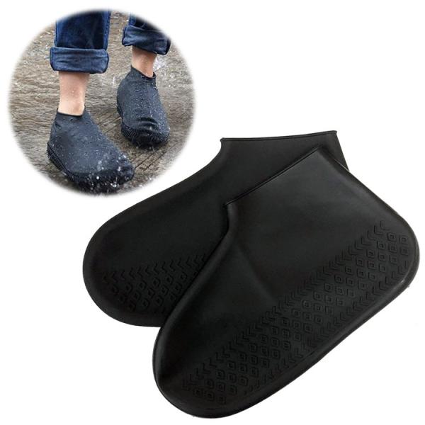 地面の雨水や泥から大事な靴をガードする、丈夫なシリコン製のシューズカバーです。伸縮性抜群の防水シリコン素材でお使いの靴にぴったりフィット。簡易的な雨靴に早変わりします。ぬかるんだ地面でも快適に歩行ができるよう、底部には滑り止め加工が施されて...