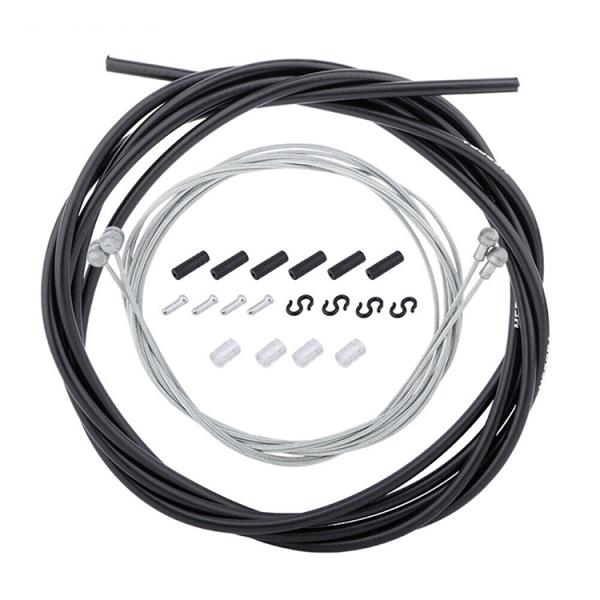 【発売日：2025年04月25日】耐久性、耐食性に優れ、摩擦抵抗の少ない亜鉛メッキワイヤーを使用した自転車用のブレーキケーブル前後セットです。ケーブルの両端には半球状と円柱状のタイコを備えており一般的なロードバイクとMTBの両方に対応します...