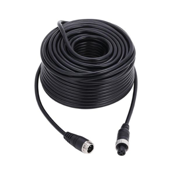 高品質4PIN延長ケーブルで汎用にモニター、バックカメラなど対応。1つのケーブルで電源と信号の両方を同時に送信でき余分な電源ケーブルは不要です。従来の映像ケーブルの場合　配線が長いためノイズが入りやすいです。4PINジャックケーブルは従来の...