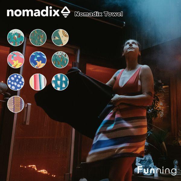 【商品詳細】"Own less. Do more.(少ないモノで、多様なコトを)"をモットーとするNOMADIX??。創立者達が愛する自然の美しさが、豊かなカラーリングとデザインで表現されています。毛足が短く滑らかな肌触りなので細かい砂やペ...