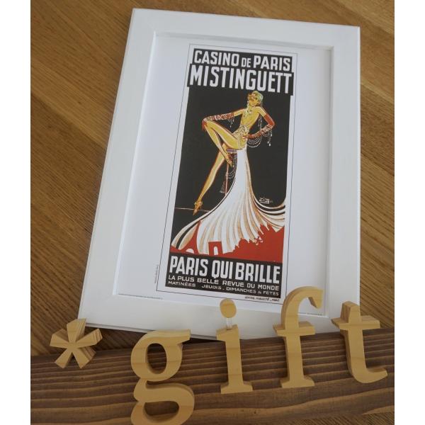 ファニーギフト 19カジノ ド パリ カフェ アンティーク アート レプリカ  ギフト ラッピング無料 送料無料フランスの衣装デザイナー、ポスター画家のアート Mistinguett, Casino de Parisジグ（ルイス・ゴーダン）...