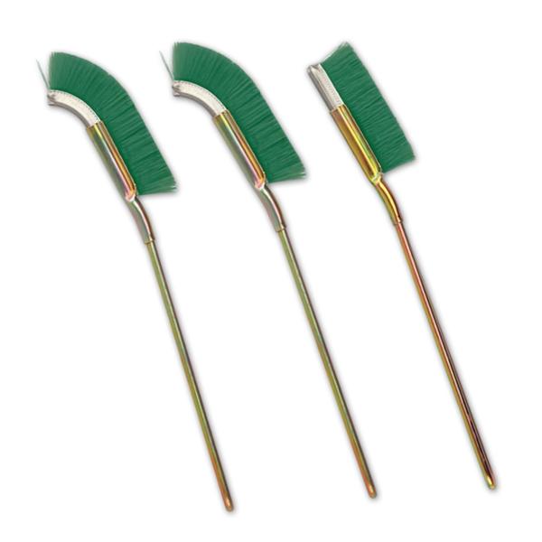 ※多くのお客様に可能な限り最短で配送するためにも、置き配での配送にご理解・ご了承願います。【商品名】　ハンディーブラシ チャンネルブラシ ハンディーJ型ブラシ 先曲り+ストレートタイプ ナイロン 3PCS (塩ビ製) 【商品説明】　・【便利...