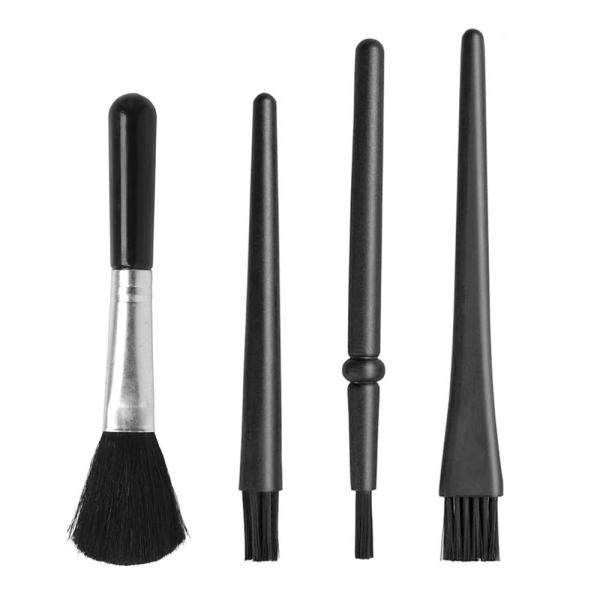 ※多くのお客様に可能な限り最短で配送するためにも、置き配での配送にご理解・ご了承願います。【商品名】　YFFSFDC クリーニングブラシ 4本セット 静電気防止 ほこりとり 隙間 掃除 ブラシ キーボード/カメラ/パソコン/スマートフォンな...