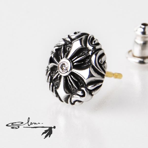 【ブランド名】FUNNY ORIGINAL（ファニーオリジナル）【品名】SLOW MEDICINE WHEEL SMALL EARRING SILVER × DIAMOND（スロー・メディスンホイール スモールイヤリング シルバー×ダイヤモ...