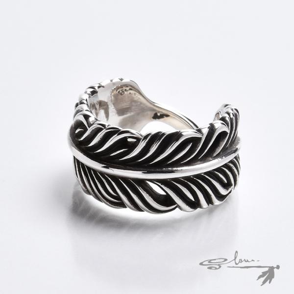 【ブランド名】FUNNY ORIGINAL（ファニーオリジナル）【品名】SLOW FEATHER RING：TYPE-1 SILVER（スロー・フェザーリング：タイプ-1 シルバー）【素材】スターリングシルバー【サイズ】8号〜14号幅：11...