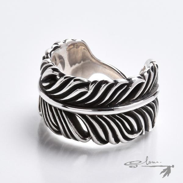 【ブランド名】FUNNY ORIGINAL（ファニーオリジナル）【品名】SLOW FEATHER RING：TYPE-2 SILVER（スロー・フェザーリング：タイプ-2 シルバー）【素材】スターリングシルバー（ 925／1000 ）【サイ...