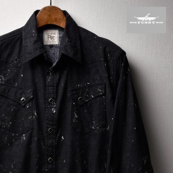 【ブランド名】FUNNY ORIGINAL（ファニーオリジナル）【品名】FUNNY ORIGINAL WESTERN SNAP SHIRTS／SPACE DEBRIS／2409-4【素材】コットン 100％【サイズ】Sサイズ1.肩幅：44....
