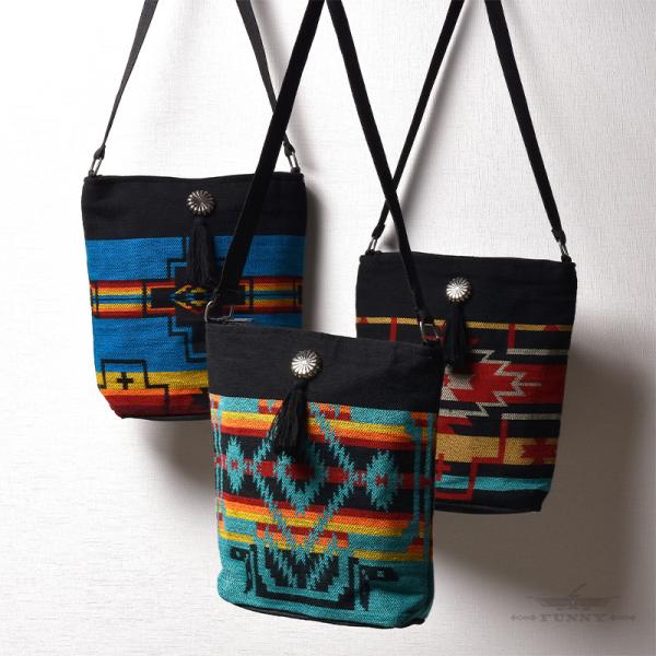 【ブランド名】El Paso Saddleblanket （エルパソ・サドルブランケット）【品名】Southwest Concho Handbag（サウスウェストコンチョハンドバッグ）【素材】アクリル70％ポリエステル30％【サイズ】約W2...