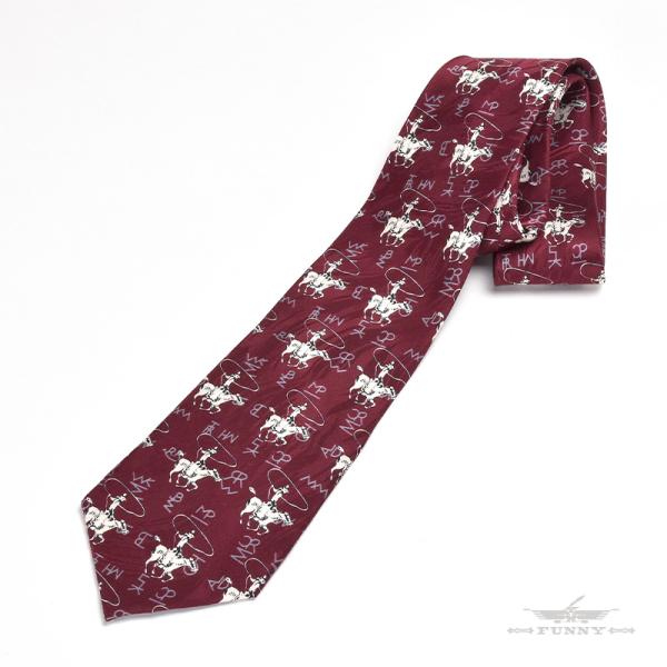 【ブランド名】Rockmount Ranch Wear（ロックマウント・ランチ・ウェア）【品名】Roper &amp; Brands Burgundy Western Silk Tie【素材】シルク100％【サイズ】大剣幅：約9cm長さ：約...