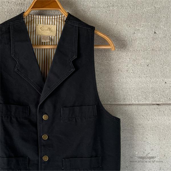 【メーカー名】Scully（スカリー）【品名】CANVAS VEST【素材】表地：綿100％裏地：綿100％【サイズ】Sサイズ1.肩幅：約31.0cm2.身幅：約50.0cm3.着丈：約56.0cmMサイズ1.肩幅：約32.0cm2.身幅：...