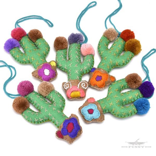 【品名】CHIAPAS DOLL CUCTUS CHARM（チアパスドール サボテンチャーム）【サイズ】全長：約15cm（吊り紐を含まない）※パターンにより多少前後します。