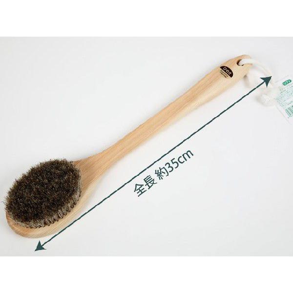 全長／約３５ｃｍ　　材質／柄：ヒノキ　ブラシ部：馬毛１００％