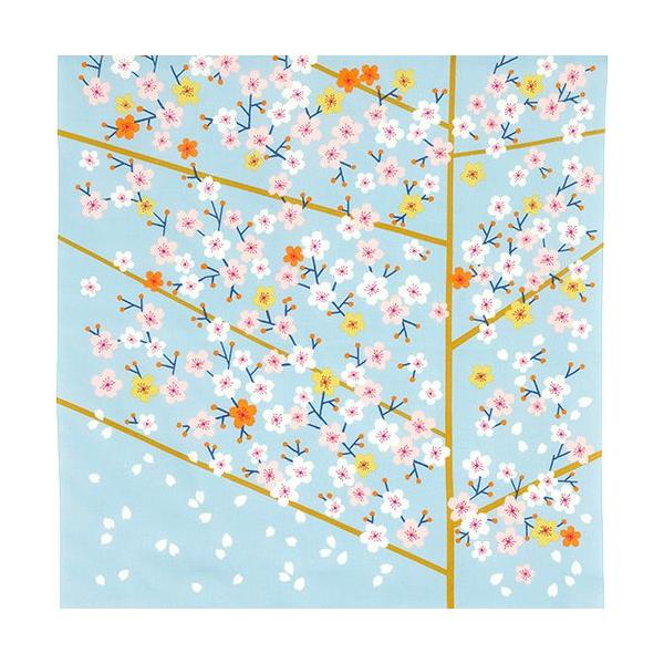 50 ひめむすび Adeline Klam 桜 ブルーグレーサイズ S：約50cm素材：綿(オーガニックコットン)100％ひめむすびパリ在住フランス人デザイナー アデリーヌ・クラムとむす美がコラボレーションしたシリーズです。日本の伝統文様と...