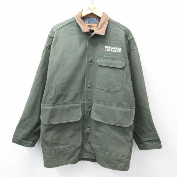 【表記サイズ】　なし【実寸サイズ】　着丈（肩から裾）79cm　着幅（脇から脇）62cm　肩幅56cm　肩袖丈（肩から袖先）55cm　脇袖丈（脇から袖先）46cm【素材】　コットン100％【程度】　B【コンディション】　汚れ【仕入先】　アメリ...