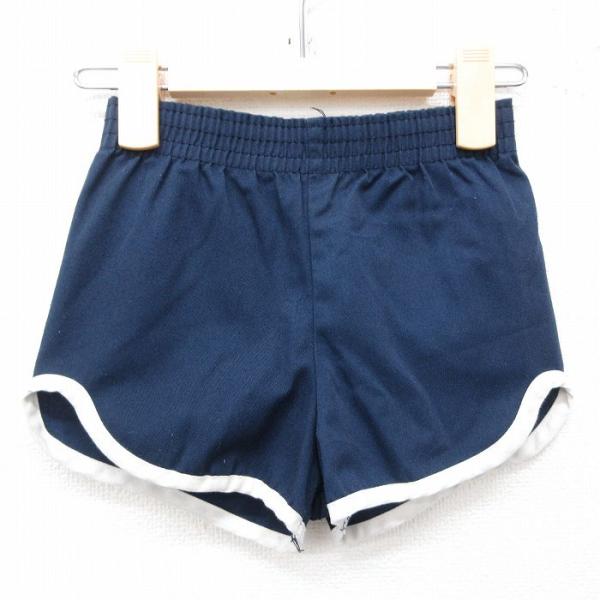 【商品番号】　lba25051323【商品名】　古着 ショート イージー パンツ キッズ ボーイズ 子供服 90年代 90s USA製 紺【表記サイズ】　18mos.【実寸サイズ】　ウエスト（腰まわり）49cm位（46から52cm）　レング...
