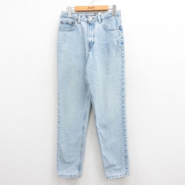 【商品番号】　lpa25070257【商品名】　古着 ギャップ GAP ジーンズ レディース 00年代 00s コットン 紺 デニム【表記サイズ】　10【実寸サイズ】　ウエスト（腰まわり）74cm　レングス76cm　股上（ウエストから股の付...