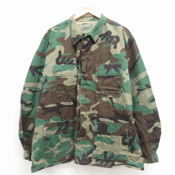 【表記サイズ】　L【実寸サイズ】　着丈（肩から裾）77cm　着幅（脇から脇）65cm　肩幅51cm　肩袖丈（肩から袖先）64cm　脇袖丈（脇から袖先）56cm【素材】　コットン100％【程度】　A【コンディション】　ワッペン跡【仕入先】　ア...