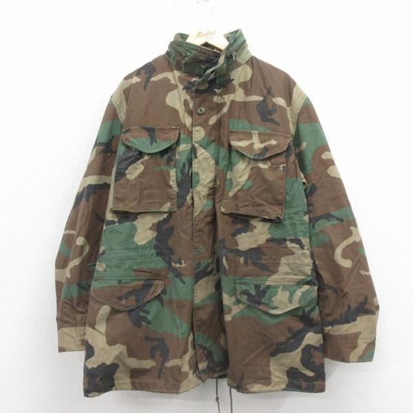 【表記サイズ】　LARGE 【実寸サイズ】　着丈（肩から裾）81cm　着幅（脇から脇）66cm　肩幅54cm　肩袖丈（肩から袖先）65cm　脇袖丈（脇から袖先）50cm【素材】　コットン50%、ナイロン50%【程度】　B【コンディション】　...