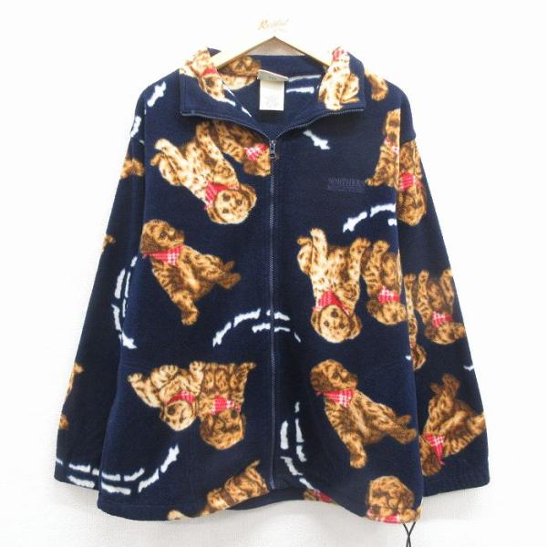 【表記サイズ】　L【実寸サイズ】　着丈（肩から裾）72cm　着幅（脇から脇）62cm　肩幅53cm　肩袖丈（肩から袖先）58cm　脇袖丈（脇から袖先）51cm【素材】　ポリエステル100％【程度】　A【コンディション】　全体良好【仕入先】　...