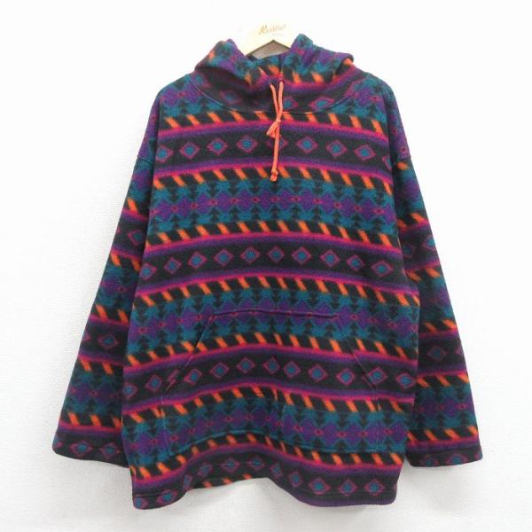 【表記サイズ】　L【実寸サイズ】　着丈（肩から裾）76cm　着幅（脇から脇）69cm　肩幅62cm　肩袖丈（肩から袖先）56cm　脇袖丈（脇から袖先）48cm【素材】　ポリエステル100％【程度】　A【コンディション】　汚れ【仕入先】　アメ...