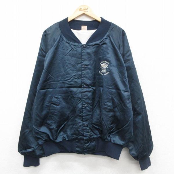 【表記サイズ】　XL【実寸サイズ】　着丈（肩から裾）69cm　着幅（脇から脇）70cm　裄丈（襟中央から袖口）96cm　脇袖丈（脇から袖先）57cm【素材】　ナイロン100%【程度】　B【コンディション】　汚れ、小穴【仕入先】　アメリカ【商...