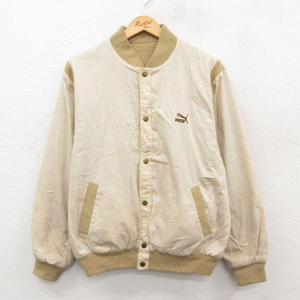 【表記サイズ】　L【実寸サイズ】　着丈（肩から裾）67cm　着幅（脇から脇）58cm　肩幅49cm　肩袖丈（肩から袖先）61cm　脇袖丈（脇から袖先）48cm【素材】　表記はありませんがコットン、ポリエステルと思われます。【程度】　B【コン...