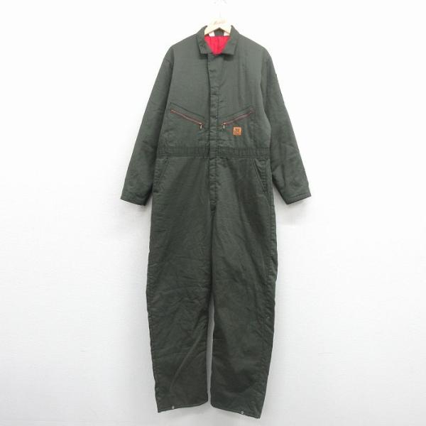 【表記サイズ】　L（42/44）【実寸サイズ】　総丈（肩から裾）176cm　着幅（脇から脇）61cm　ウエスト（腰まわり）108cm　肩幅49cm　肩袖丈（肩から袖先）63cm　脇袖丈（脇から袖先）53cm　レングス79cm　ワタリ幅（股の...