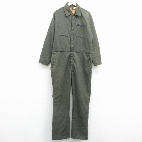 【表記サイズ】　なし【実寸サイズ】　総丈（肩から裾）158cm　着幅（脇から脇）58cm　ウエスト（腰まわり）100cm　肩幅47cm　肩袖丈（肩から袖先）59cm　脇袖丈（脇から袖先）51cm　レングス77cm　ワタリ幅（股の付け根部分の...