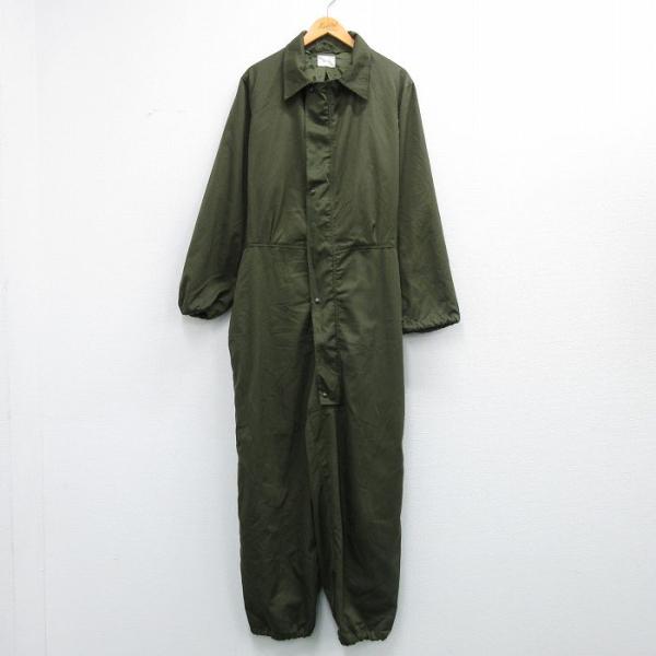 【表記サイズ】　M【実寸サイズ】　総丈（肩から裾）156cm　着幅（脇から脇）73cm　ウエスト（腰まわり）104cm　肩幅48cm　肩袖丈（肩から袖先）64cm　脇袖丈（脇から袖先）52cm　レングス74cm　ワタリ幅（股の付け根部分の幅...