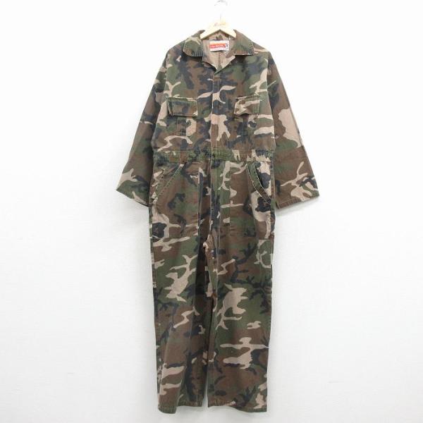 【表記サイズ】　L【実寸サイズ】　総丈（肩から裾）148cm　着幅（脇から脇）68cm　ウエスト（腰まわり）108cm　肩幅54cm　肩袖丈（肩から袖先）57cm　脇袖丈（脇から袖先）49cm　レングス68cm　ワタリ幅（股の付け根部分の幅...