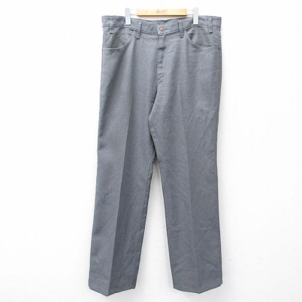 【商品番号】　par25082213【商品名】　W38★古着 リーバイス Levis 517 パンツ メンズ 90年代 90s フレア USA製 グレー【spe】【表記サイズ】　W38　L32【実寸サイズ】　ウエスト（腰まわり）98cm　レ...