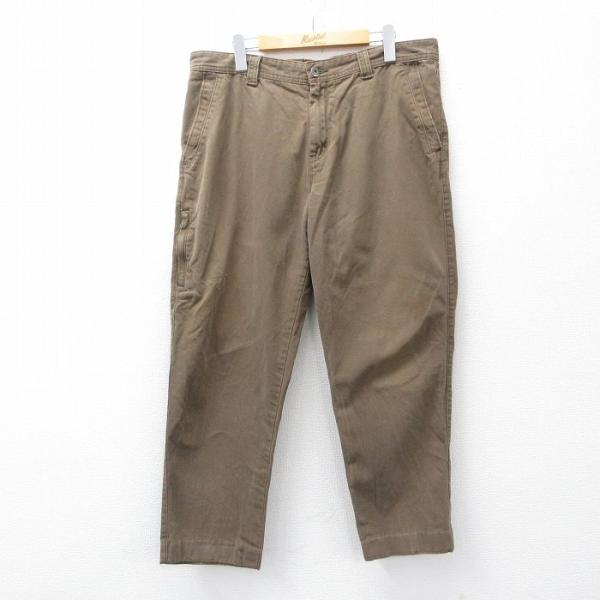 【表記サイズ】　W36　L32【実寸サイズ】　ウエスト（腰まわり）92cm　レングス68cm　股上（ウエストから股の付け根）27cm　ワタリ幅（股の付け根部分の幅）29cm　裾幅20cm　（ウエスト36inch　レングス27inch）【素材...