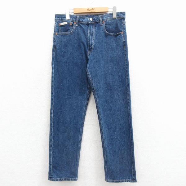 【表記サイズ】　30【実寸サイズ】　ウエスト（腰まわり）78cm　レングス71cm　股上（ウエストから股の付け根）27cm　ワタリ幅（股の付け根部分の幅）30cm　裾幅18cm　（ウエスト31inch　レングス28inch）【素材】　コット...