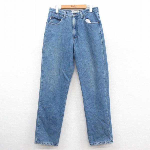 【表記サイズ】　32×32【実寸サイズ】　ウエスト（腰まわり）78cm　レングス80cm　股上（ウエストから股の付け根）30cm　ワタリ幅（股の付け根部分の幅）31cm　裾幅19cm　（ウエスト31inch　レングス32inch）【素材】　...