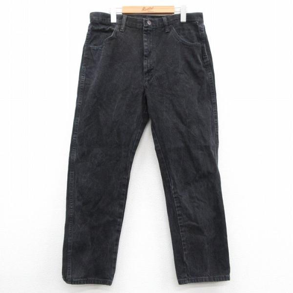 【表記サイズ】　36×36【実寸サイズ】　ウエスト（腰まわり）88cm　レングス74cm　股上（ウエストから股の付け根）31cm　ワタリ幅（股の付け根部分の幅）29cm　裾幅20cm　（ウエスト35inch　レングス29inch）【素材】　...