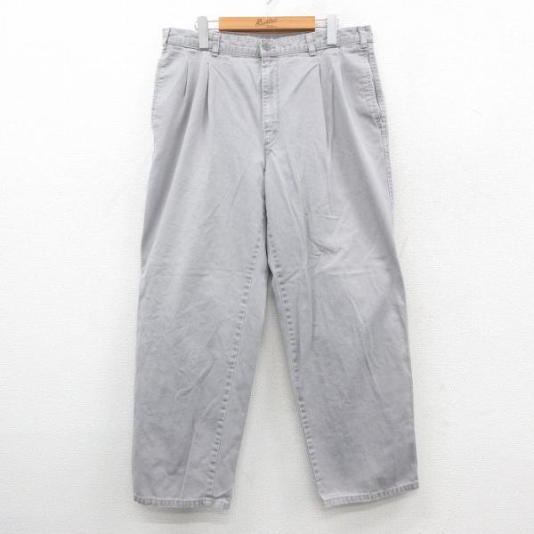 【表記サイズ】　なし【実寸サイズ】　ウエスト（腰まわり）86cm　レングス70cm　股上（ウエストから股の付け根）30cm　ワタリ幅（股の付け根部分の幅）34cm　裾幅21cm　（ウエスト34inch　レングス28inch）【素材】　コット...