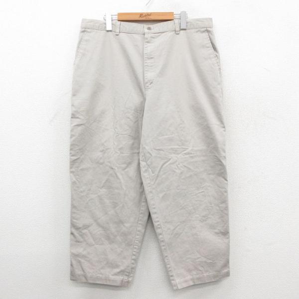 【表記サイズ】　なし【実寸サイズ】　ウエスト（腰まわり）92cm　レングス63cm　股上（ウエストから股の付け根）32cm　ワタリ幅（股の付け根部分の幅）36cm　裾幅21cm　（ウエスト36inch　レングス25inch）【素材】　コット...