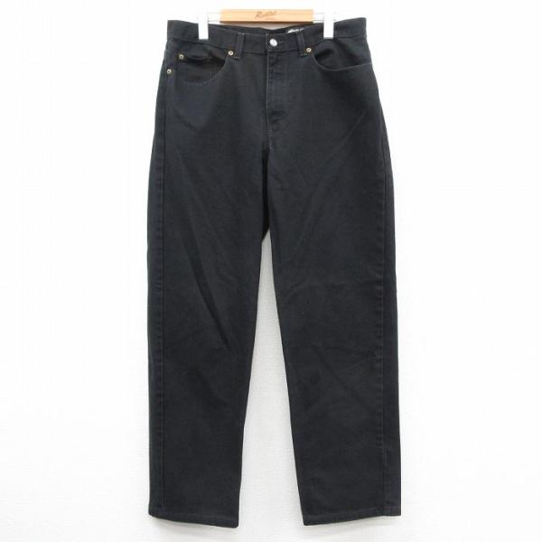 【表記サイズ】　W35　L32【実寸サイズ】　ウエスト（腰まわり）88cm　レングス77cm　股上（ウエストから股の付け根）29cm　ワタリ幅（股の付け根部分の幅）34cm　裾幅20cm　（ウエスト35inch　レングス31inch）【素材...