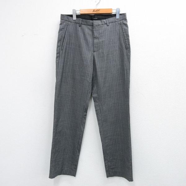 【表記サイズ】　W32　L32【実寸サイズ】　ウエスト（腰まわり）80cm　レングス80cm　股上（ウエストから股の付け根）26cm　ワタリ幅（股の付け根部分の幅）32cm　裾幅21cm　（ウエスト32inch　レングス32inch）【素材...