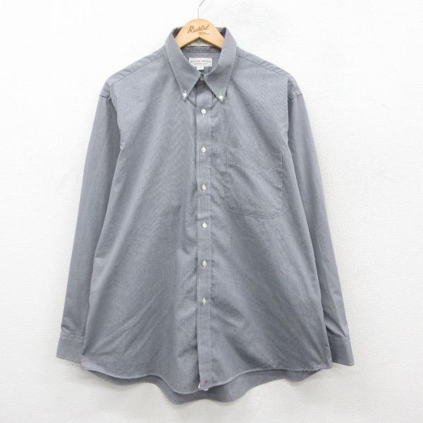 【表記サイズ】　17【実寸サイズ】　着丈（肩から裾）79cm　着幅（脇から脇）68cm　肩幅52cm　肩袖丈（肩から袖先）62cm　脇袖丈（脇から袖先）53cm【素材】　コットン60%、ポリエステル40％【程度】　A【コンディション】　全体...