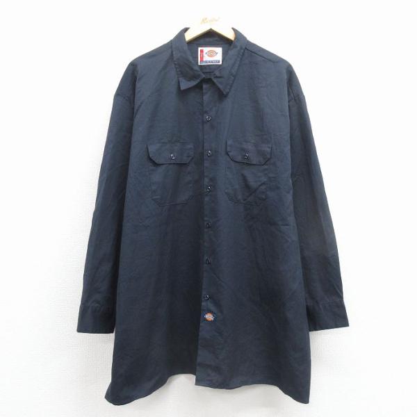 【表記サイズ】　3XL【実寸サイズ】　着丈（肩から裾）87cm　着幅（脇から脇）74cm　肩幅55cm　肩袖丈（肩から袖先）58cm　脇袖丈（脇から袖先）48cm【素材】　ポリエステル65%、コットン35％【程度】　A【コンディション】　全...