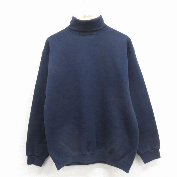 【表記サイズ】　L【実寸サイズ】　着丈（肩から裾）69cm　着幅（脇から脇）56cm　肩幅52cm　肩袖丈（肩から袖先）57cm　脇袖丈（脇から袖先）52cm【素材】　コットン50％、ポリエステル50％【程度】　A【コンディション】　全体良...